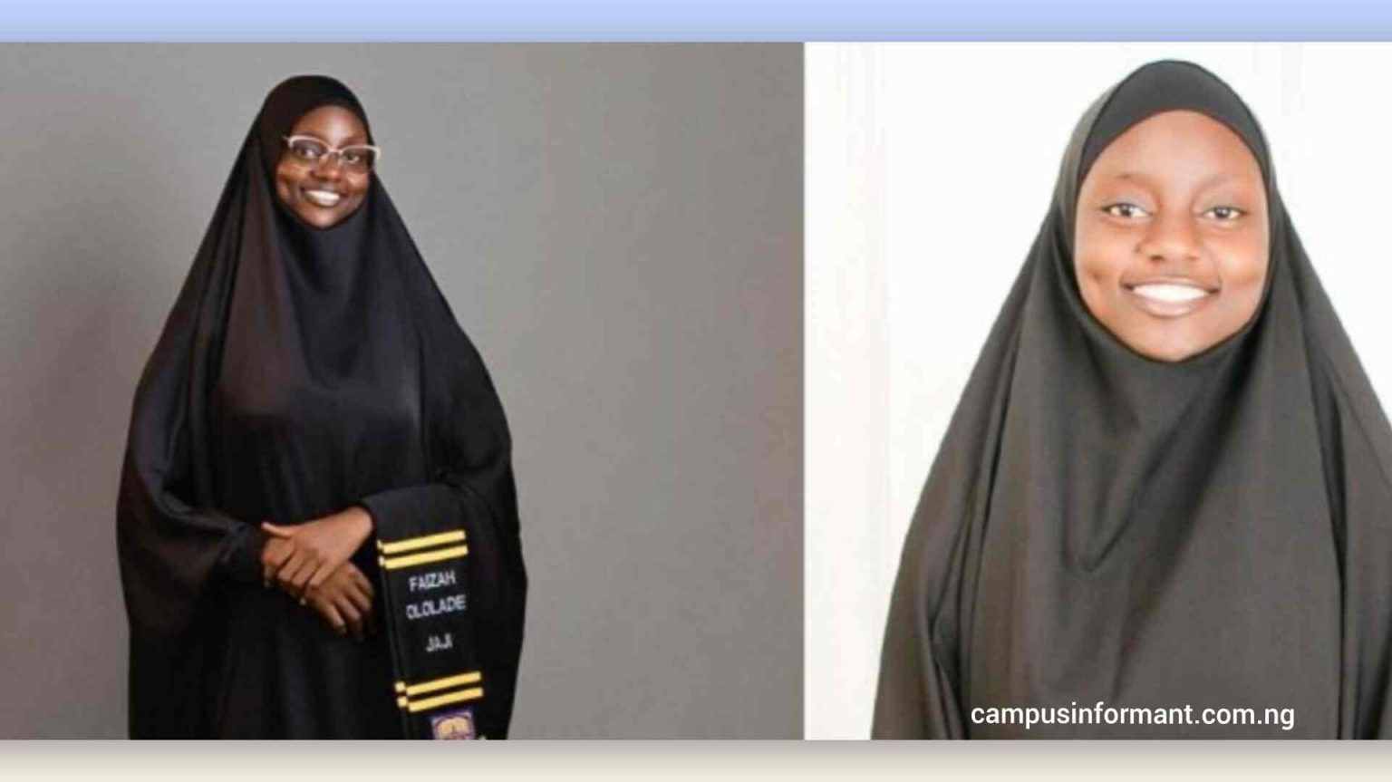 Faizah Jaji: From Paying Her Own JAMB Fees to Graduating with First ...